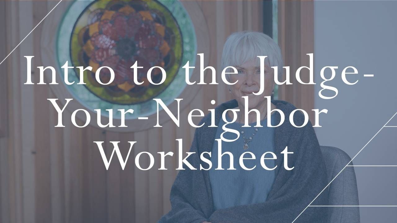 Intro to the Judge-Your-Neighbor Worksheet