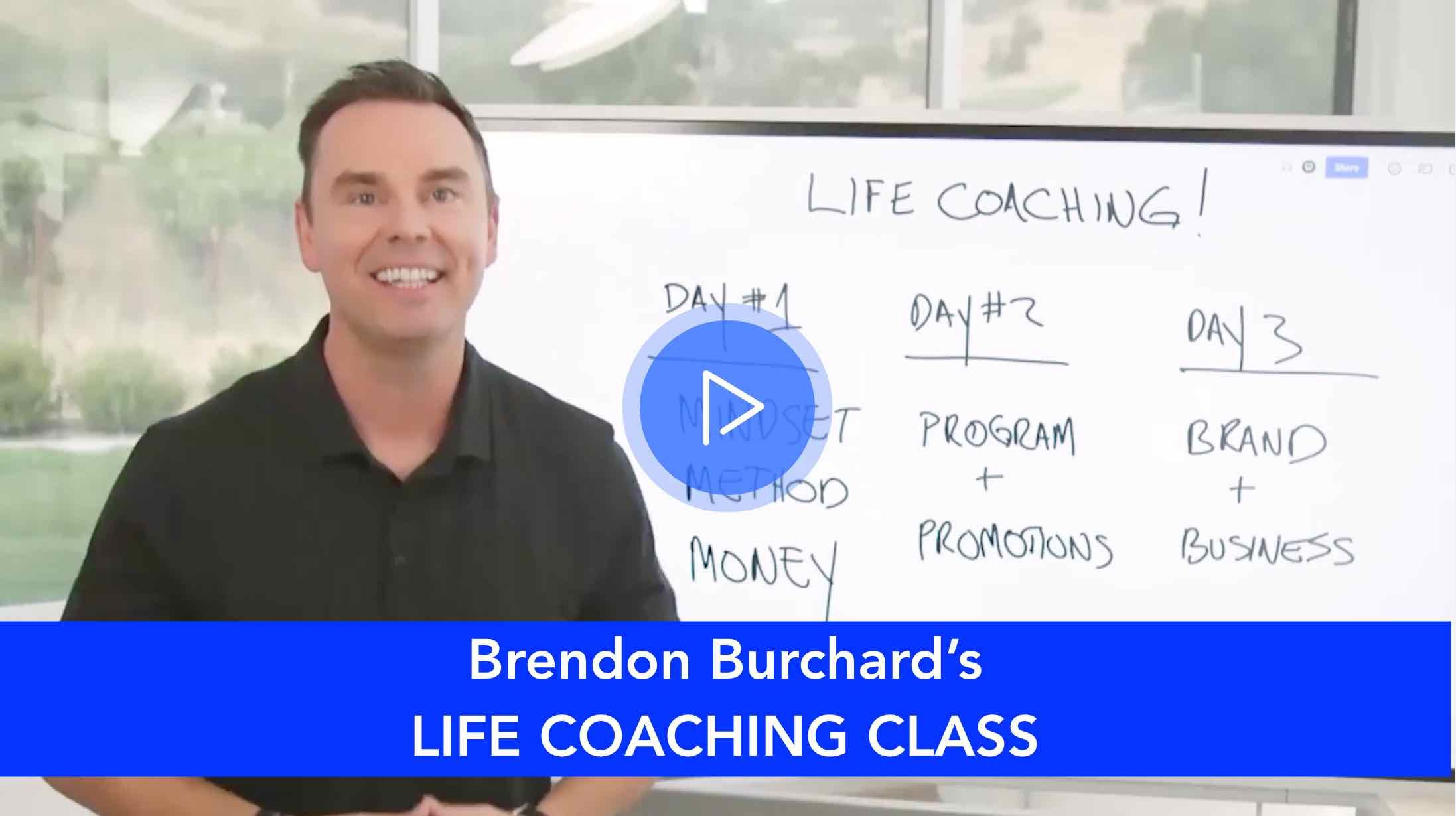 UNLOCK AND OWN BRENDON BURCHARD'S LIFE COACHING CLASS, JUST $47! ☑️ ...